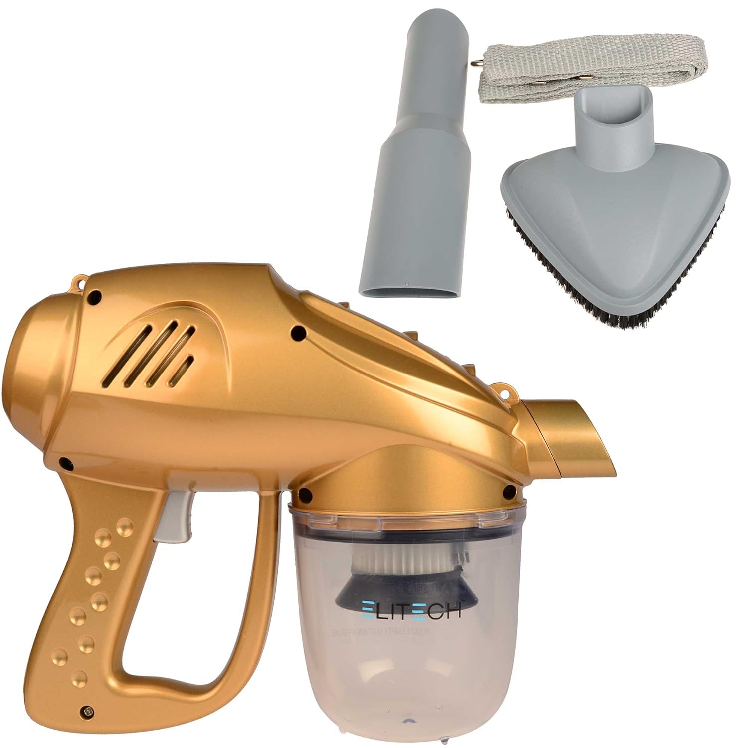 Elitech 600W Handy Vac Gold Gold: Amazon.co.uk: Kitchen & Home