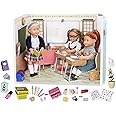 Amazon.com: Our Generation Awesome Academy School Set - 76 Piece Set ...