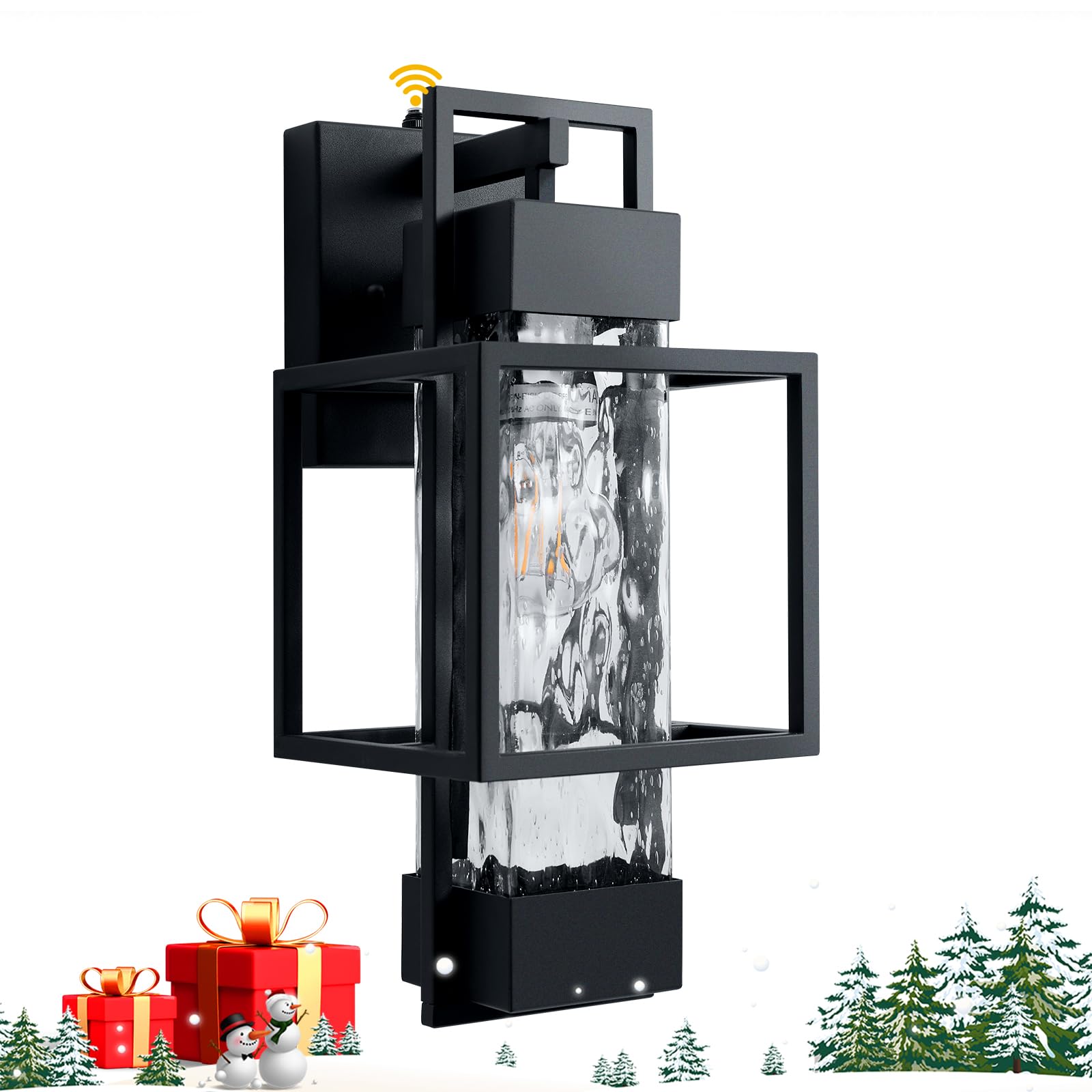 Dusk to Dawn Outdoor Wall Light Fixtures with Sensor, Waterproof Wall ...