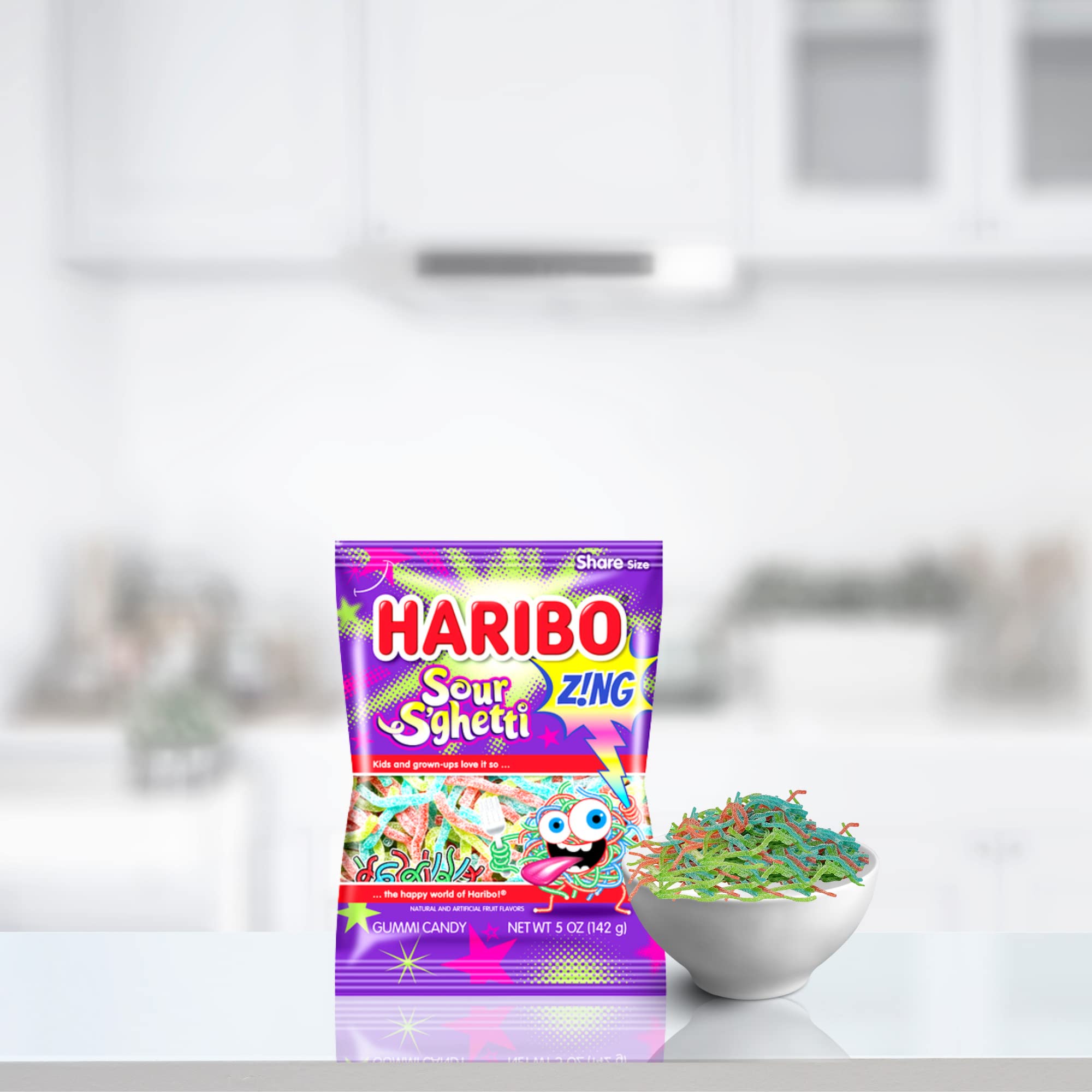 Mua Sour Spaghetti Gummi Candies, Fruit Flavored Sugar Coated Licorice ...