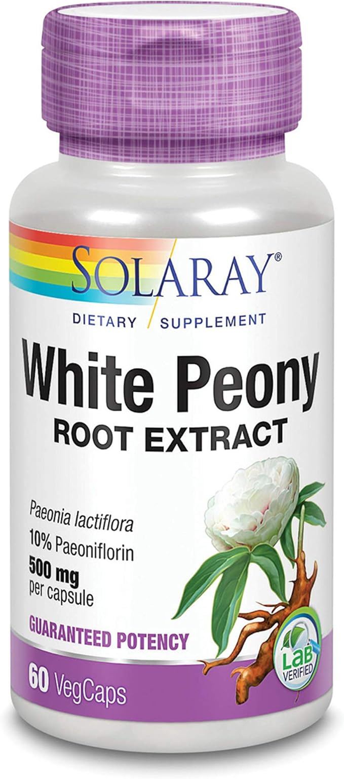 Amazon.com: Solaray White Peony Root Extract | 60 VegCaps: Health ...