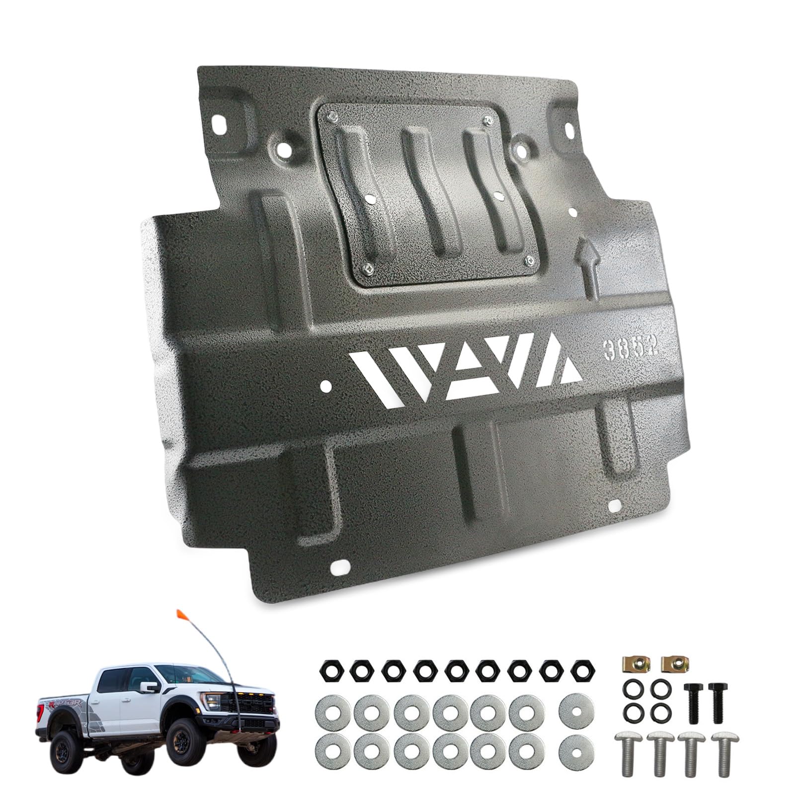 PACEWALKER FL3Z-5D032-D Lower Front Engine Splash Shield for Ford F-150 ...
