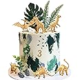 Amazon.com: Gold Dinosaur Cake Toppers Dinosaur Cake Decorations with ...