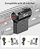 CVLIFE Rifle Red Laser Sight Compatible with M-Lok and Picatinny Rail Mount, Laser Beam Sight ...