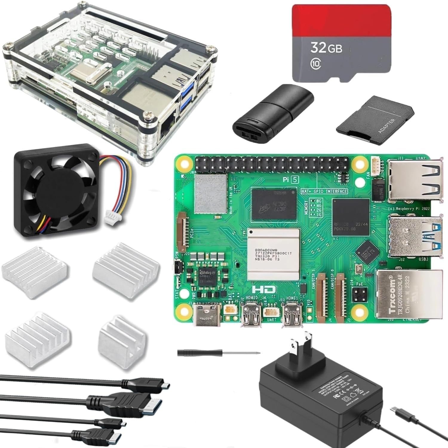 Mua Rasberry Pi 5 8GB Kit with Pi5 8GB Board,32GB Card Readers Kit,Pi 5 ...