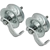Amazon.com: Wmebee 2 Pack Sliding Gate Rollers 5" Steel Pipe Track ...