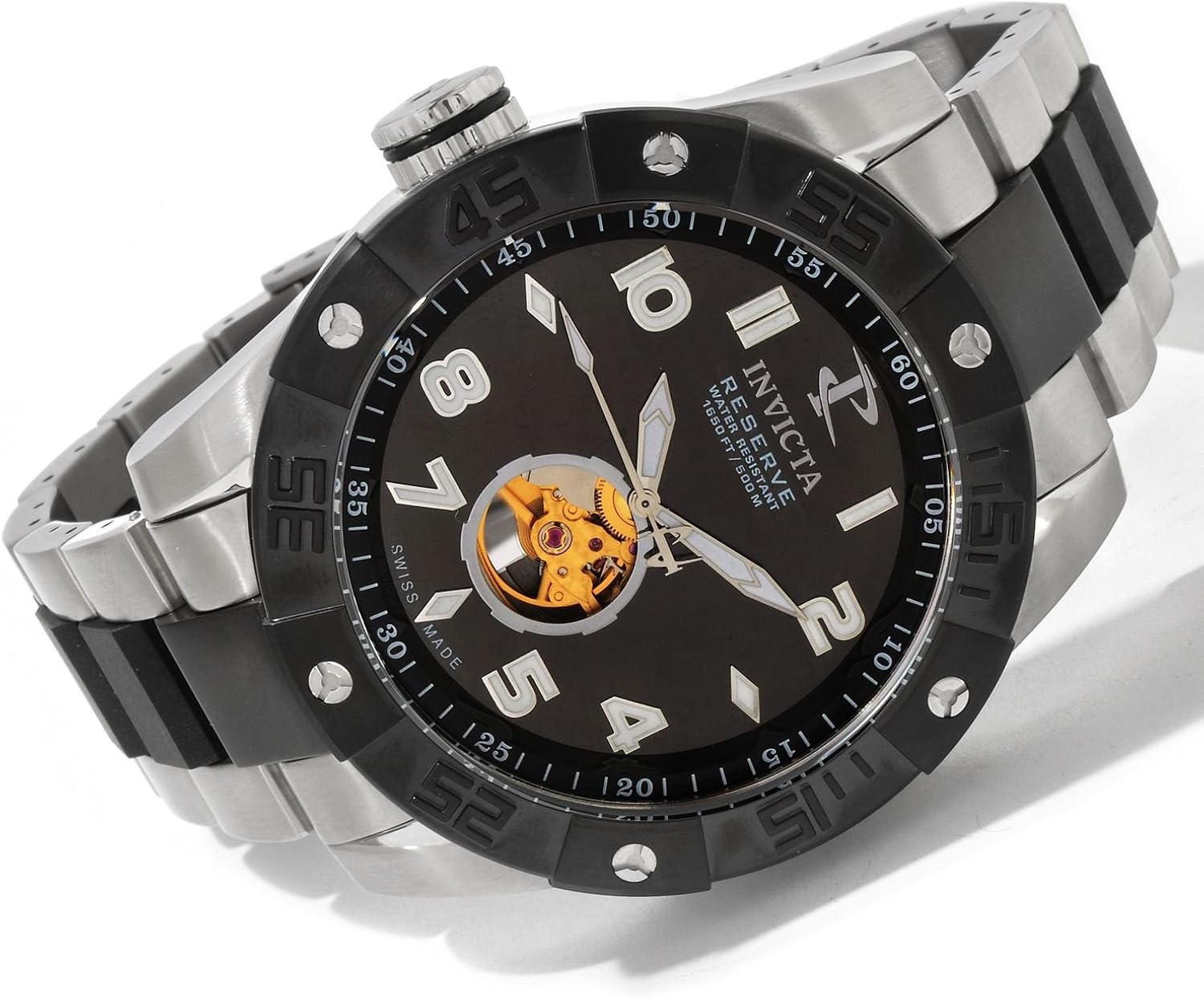 Amazon.com: Invicta 0216 Men's Pro Diver Automatic Meteorite Lefty Two ...