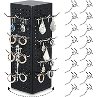 Azar Displays, 700220-BLK-2B16, Revolving Pegboard Kit, Counter Display ...