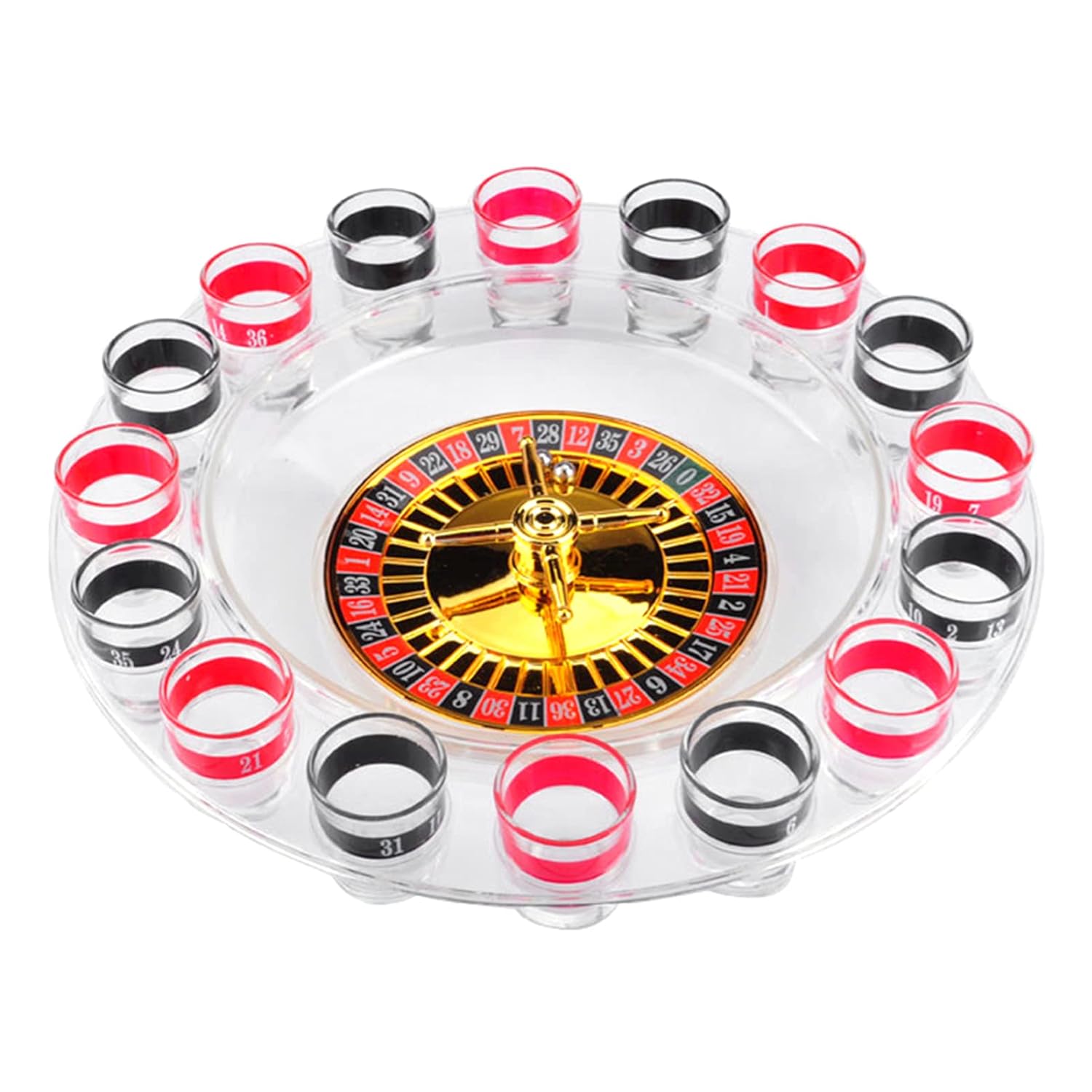 Shot Spinner Party Game Pointer Roulette Game Set Turntable Penalty Toy ...