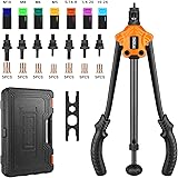 iExcell 50 Pcs 1/4-20UNC Stainless Steel 304 Flat Head UNC Rivet Nuts ...