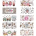 Amazon.com: 10 Sheets UV DTF Cup Wrap Waterproof DTF Transfer Sticker for Wood DIY Crafts