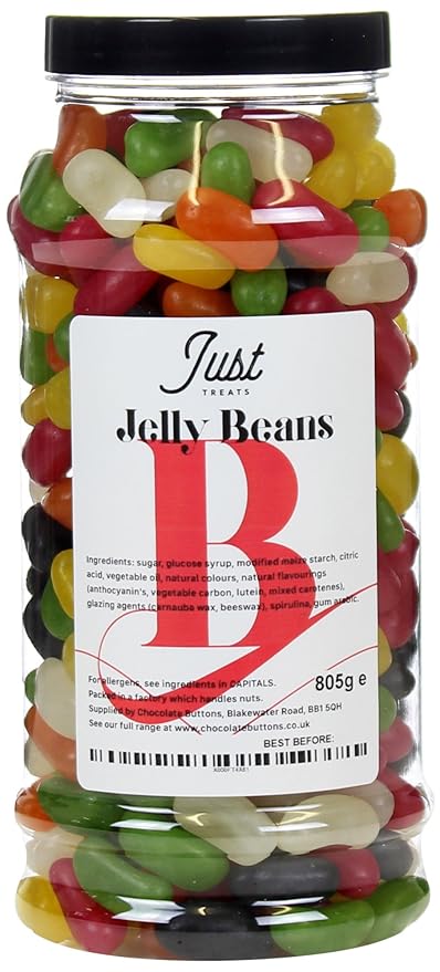Traditional Jelly Beans Gift Jar from the A-Z Retro Sweet Shop ...