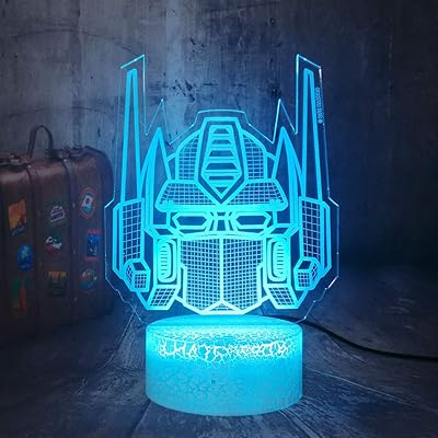Buy Optimus Prime Character Boys Gift Transformers 3D LED Illusion ...