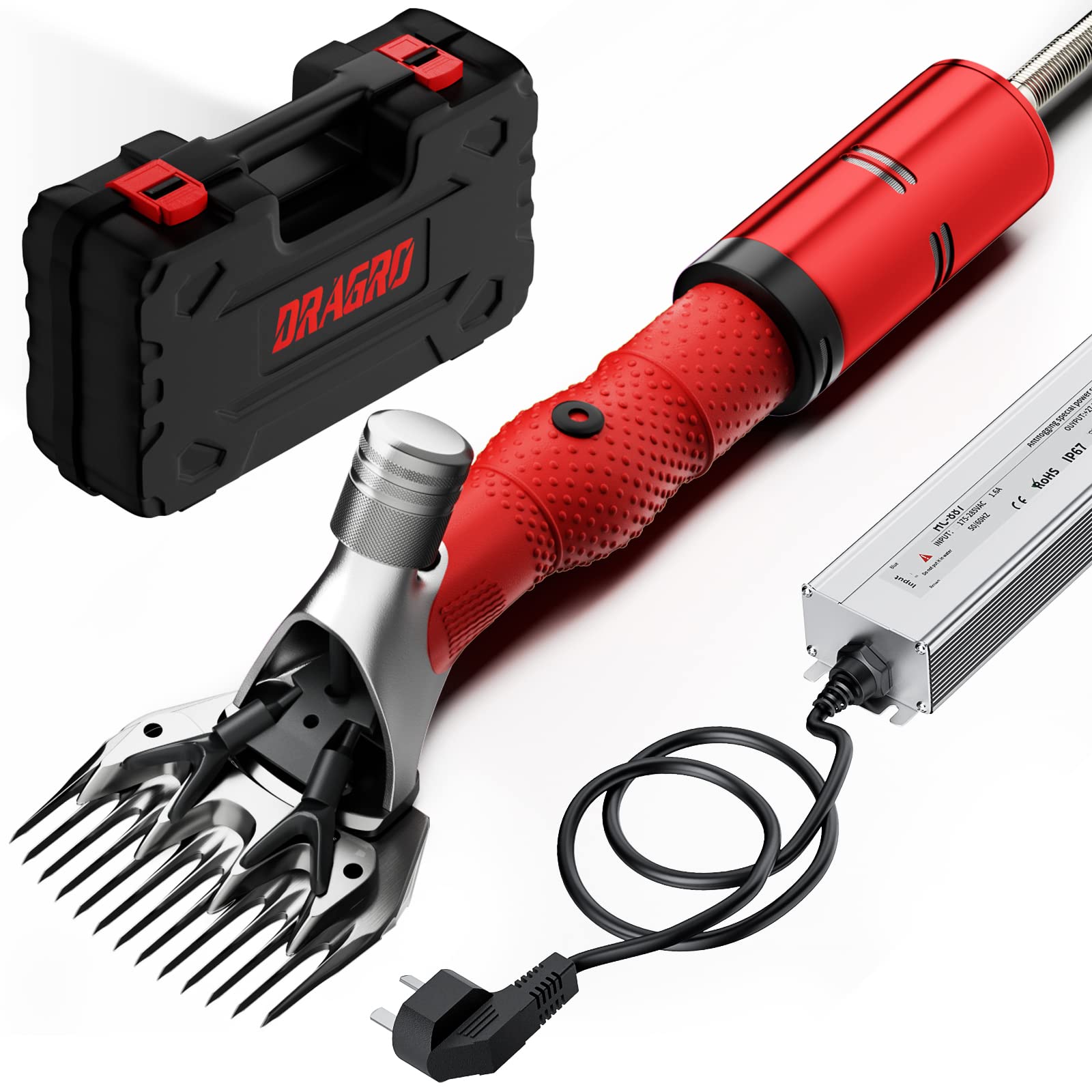 Dragro 1000W Electric Sheep Shears, Professional Sheep Clippers, Animal ...