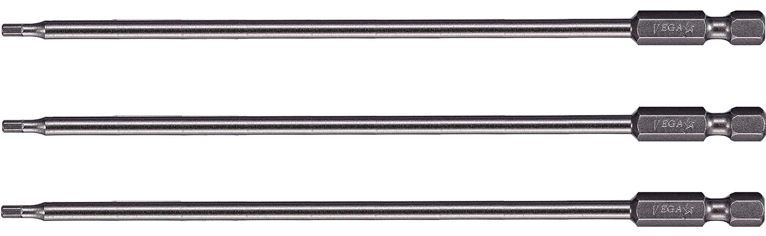 VEGA 9/64" Hex Power Bits. Professional Grade ¼ Inch Hex Shank 9/64 ...