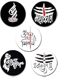 ARWY Mahakal car Sticker for Bumper,Hood,Side car Sticker Colour White ...
