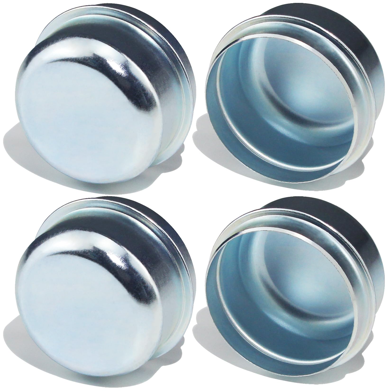 GREPSPUD 4pcs 1.98'' Trailer Axle Dust Caps, Trailer Hub Bearing Dust ...