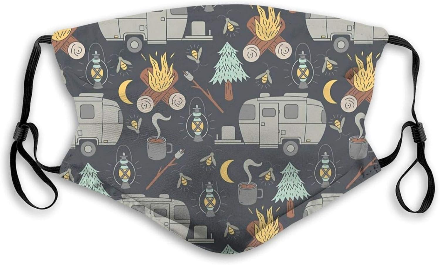 Yeat Comfortable Face Mask Airstream Camping Throw Pillow Sports ...