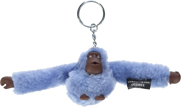 Kipling MONKEYCLIP S(10), Porte-clefs Femme, Bleu (Timid Blue), 4.5x5x4 ...