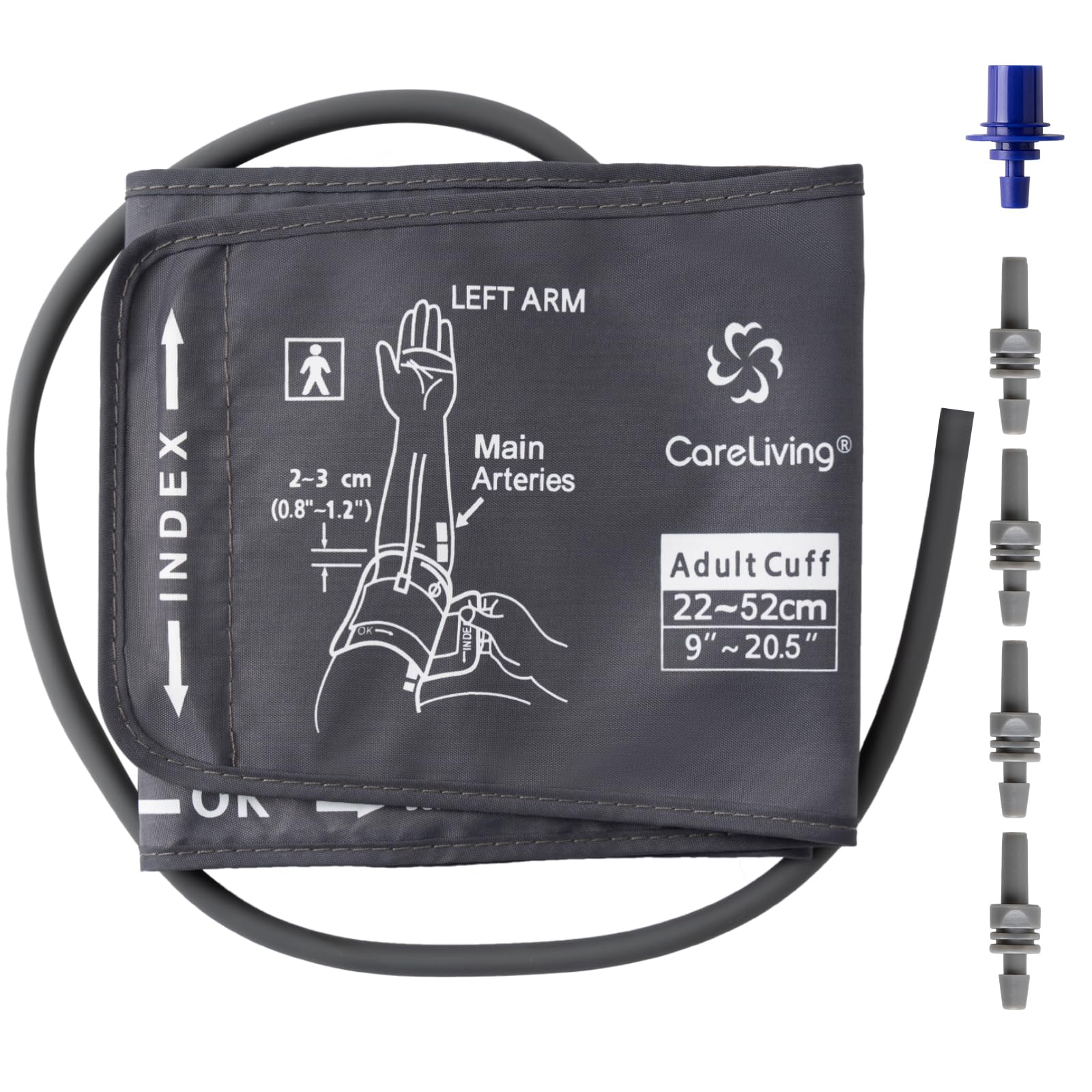 Mua 9"-20.5" Blood Pressure Cuff Arm, Wide-Range Extra Large ...