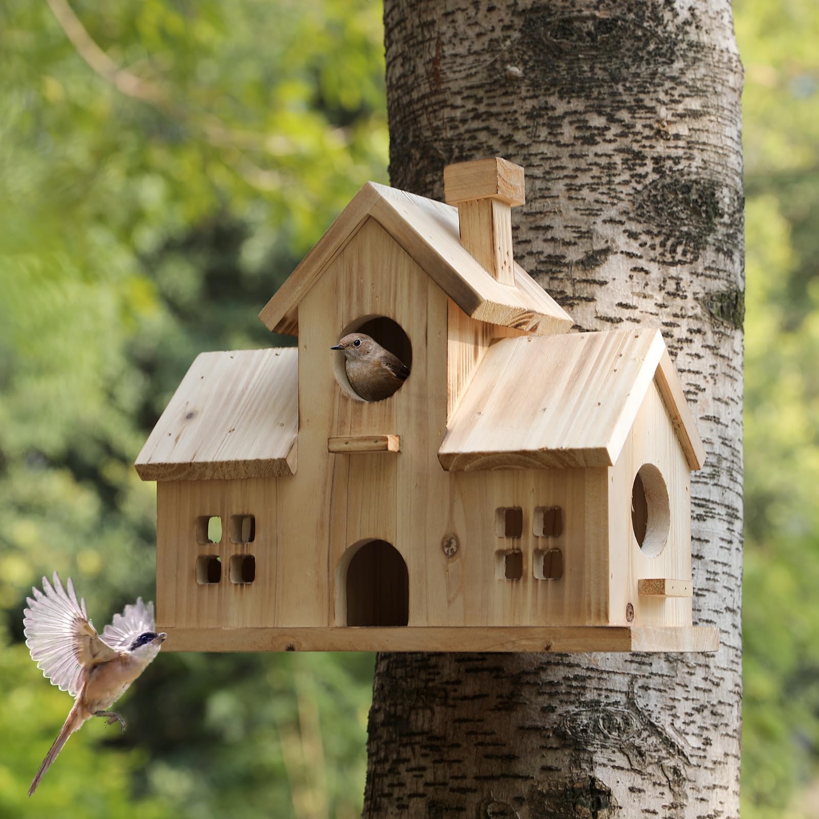 Bird House,Large Bird Houses for Outside,Hummingbird House,Bluebird ...