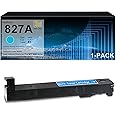 Amazon.com: CF301A 827A Toner Cartridge with Chip (1-Pack) | 827A Cyan Toner Cartridge ...