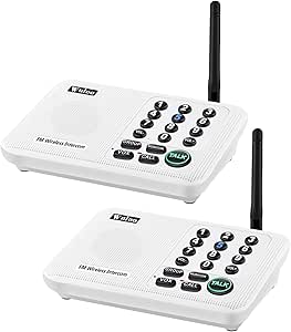 Amazon.com: Wuloo Intercoms Wireless for Home 5280 Feet Range 10 ...