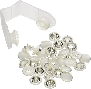 Amazon.com: Dritz Color Snaps & Tools Kit - White - 13 mm - 8 Ct.