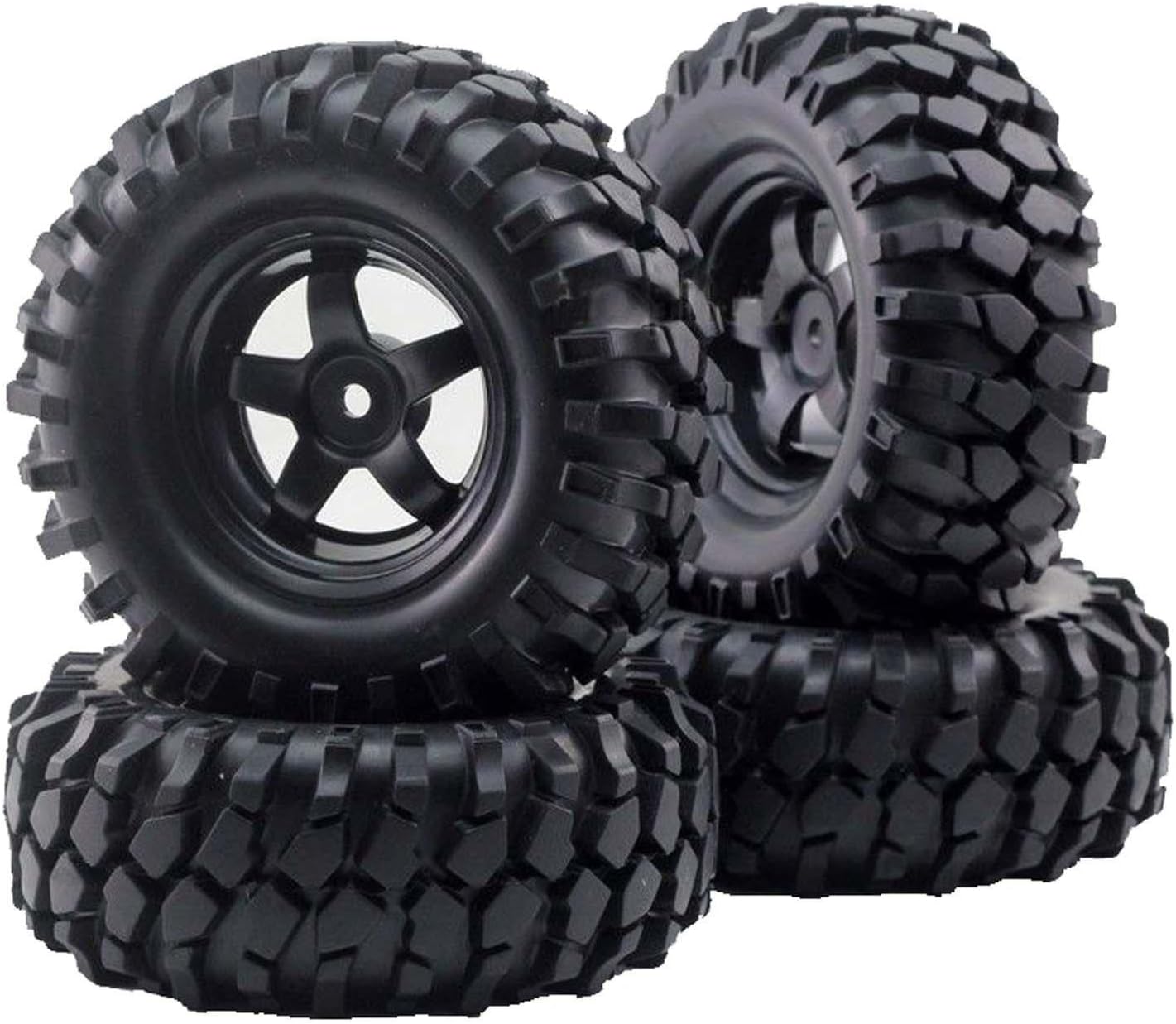 Amazon.com: Hobbypower RC 1: 10 Climbing Car Off-Road Vehicle Wheel Rim ...