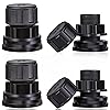 SKYFOOST 6 PCS 1 Inch PVC Bulkhead Fitting, Durable Threaded Water Tank ...