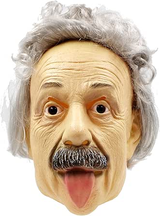 Amazon.com: PartyHop - Albert Einstein Mask - Halloween Realistic ...