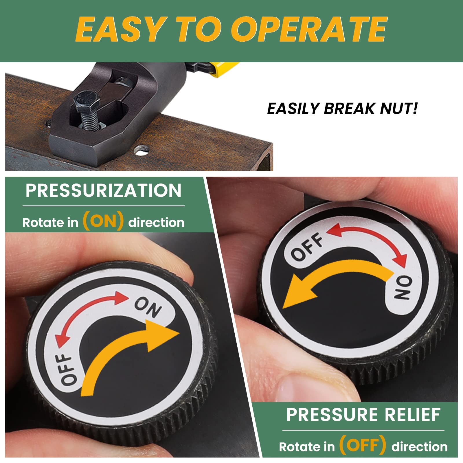 Mua Huanyu Hydraulic Nut Splitter Tool Heavy Duty Nut Separator ...