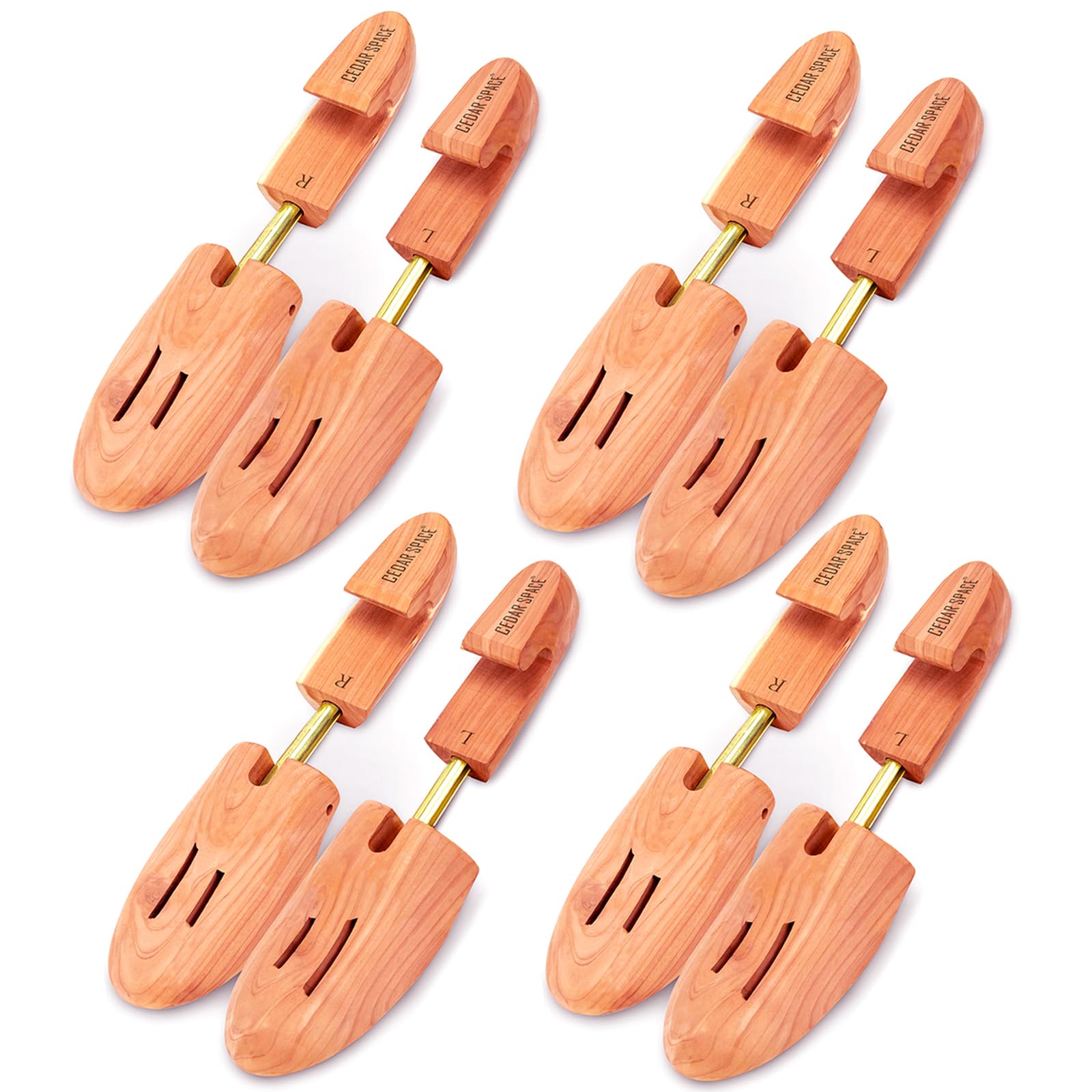 Cedar Space Wooden Shoe Stretcher Tree, 6.5-14 Sizes Cedar Wood Shoe ...