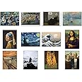 Amazon.com: Wish Pub - 12 Most Famous Paintings in The World, Set of ...