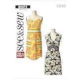 Amazon.com: Simplicity 9807 Sewing Pattern Misses Set of Aprons Bib ...
