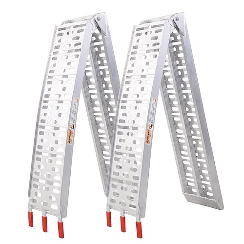 Goplus® 7.5' Aluminum Loading Ramp for Pickup Truck Trailer Motorcycle ...