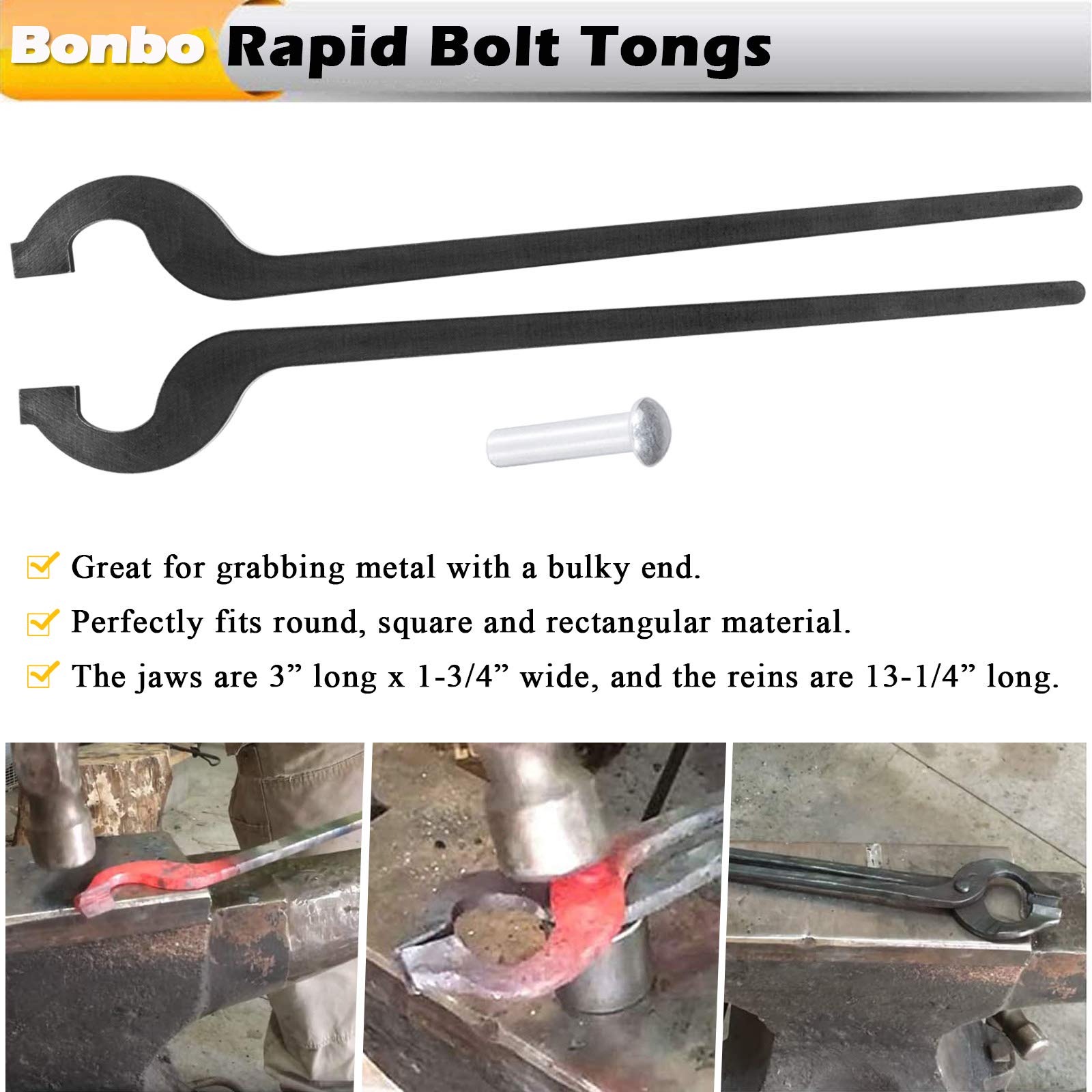 DIY Rapid Tongs Bundle Set - 5 Types Of Tong Bundles Set With Rivet For ...