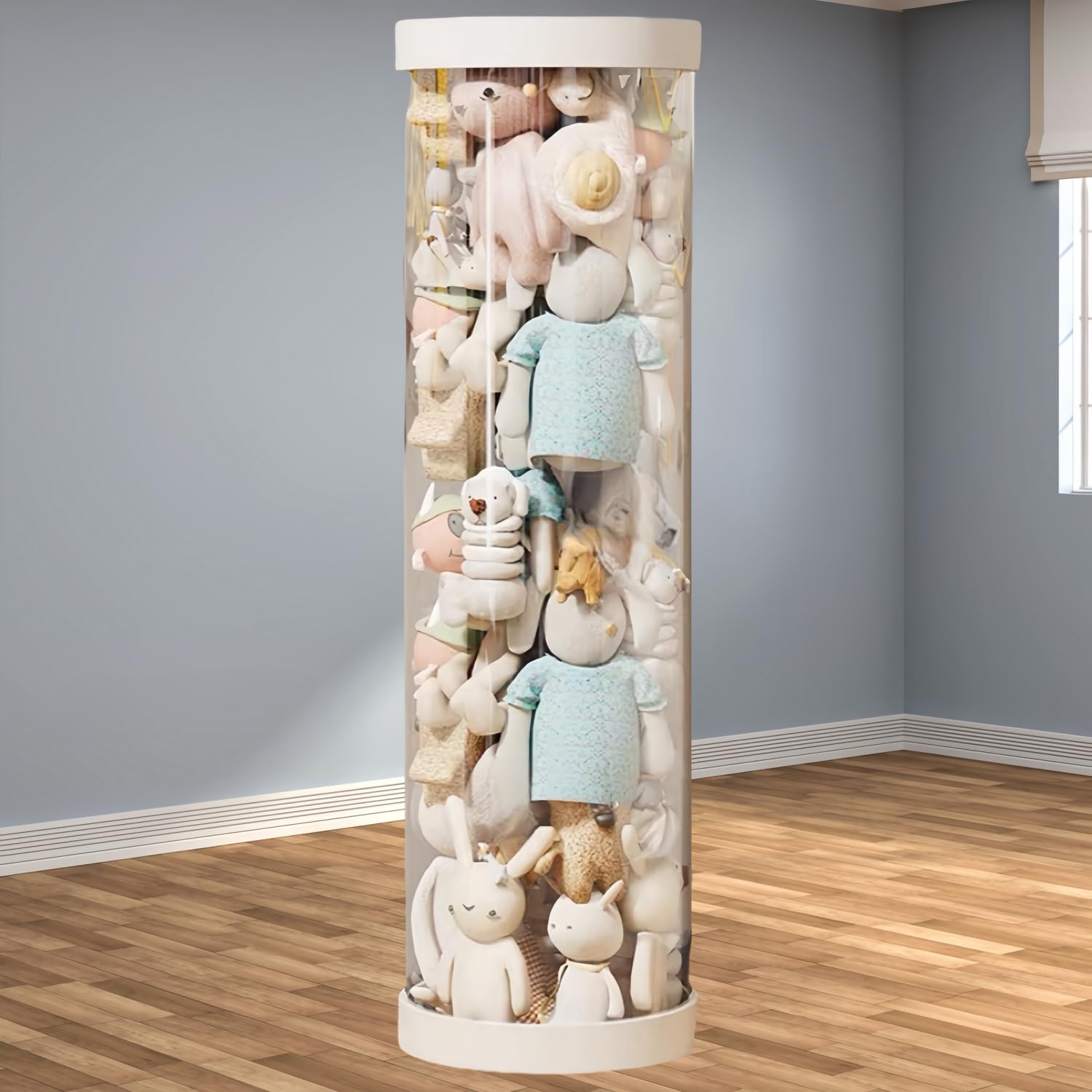 Flarelyare Stuffed Animal Storage Tube with Wheels,Stuff Animal ...