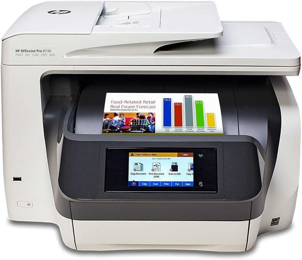 HP OfficeJet Pro 8730 AiO Inyección de Tinta térmica A4 WiFi Gris - Impresora multifunción ...