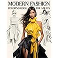 Amazon.com: Modern Fashion Coloring Book for Adults: A Collection of 45 ...