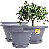 Amazon.com : Fodetyff 12 Inch Large Planter Pot for Plants Indoor ...