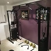 GYM MASTER 180kg Cable Crossover Machine With Upgraded Swivel Pulleys ...