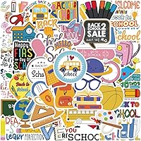 Amazon.com: Cute Back to School Stickers for Kids, 50PCS First Day of ...