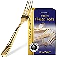 Amazon.com: Stock Your Home 125 Disposable Heavy Duty Plastic Forks ...