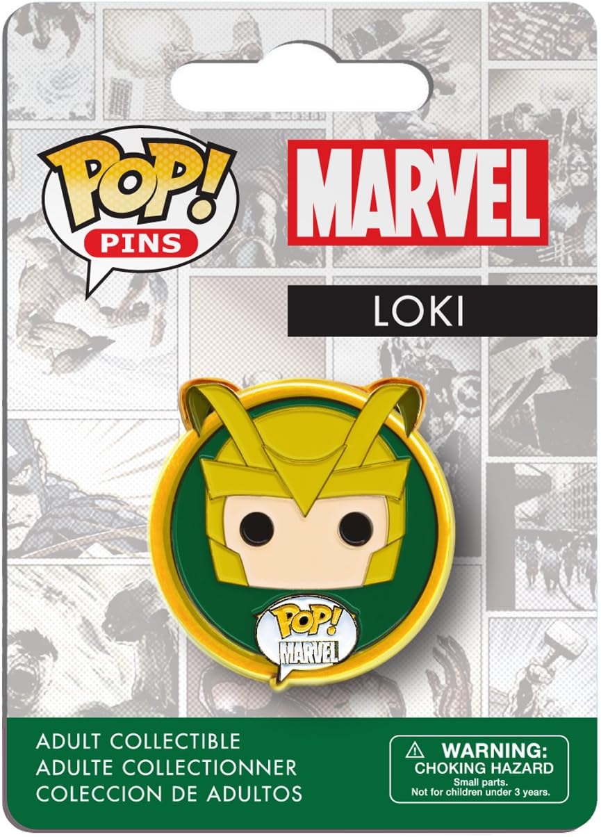 Funko – Pins Marvel – Loki Pop 3cm – 0849803072810 – BigaMart