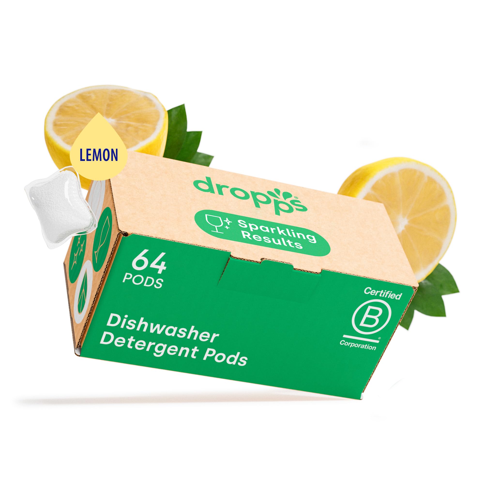 Mua Dropps UltraWash Power Biobased Dishwasher Pods, Lemon Citrus (64 ...
