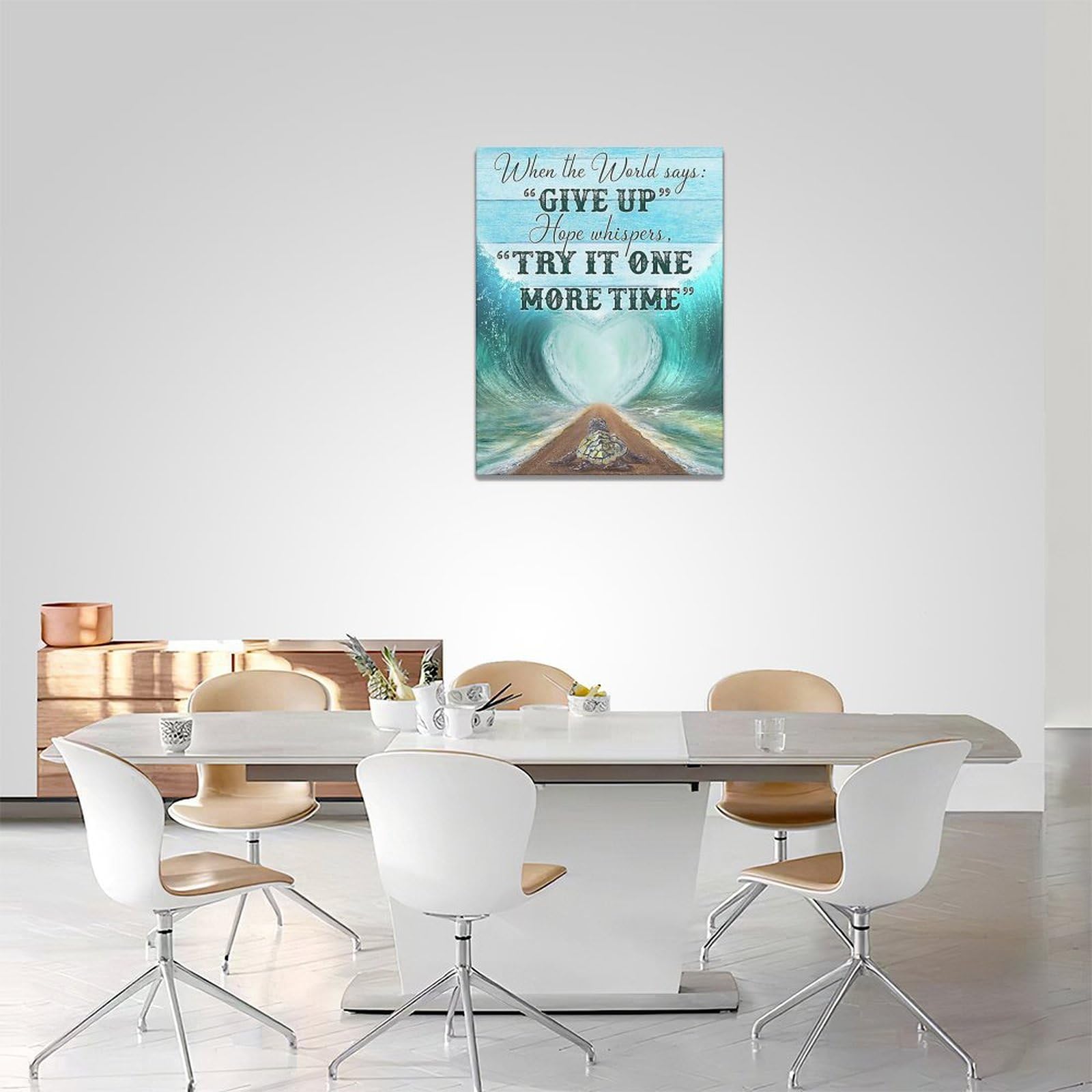 Sea Turtle Wall Art Sea Turtle Inspirational Quotes Wall Decor Beach ...