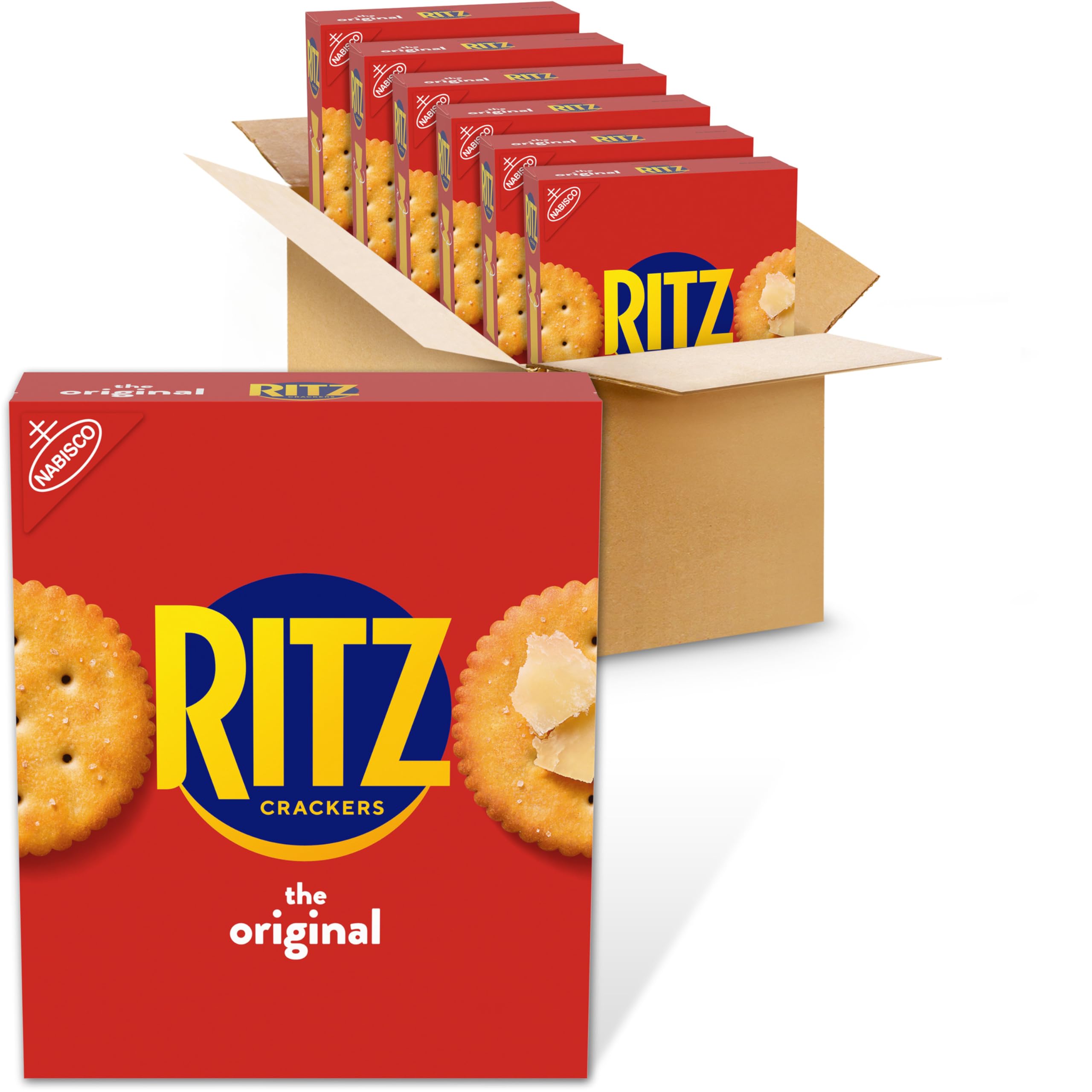 RITZ Original Crackers, Snacks for Kids and Adults, Bulk Lunch Snacks ...
