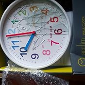 Acctim 22522 Wickford Kids Wall Clock in White: Amazon.co.uk: Kitchen ...
