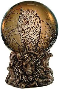 Amazon.com: unison gifts TFF-598 6.5" H Light UP WATERGLOBE - Tiger ...